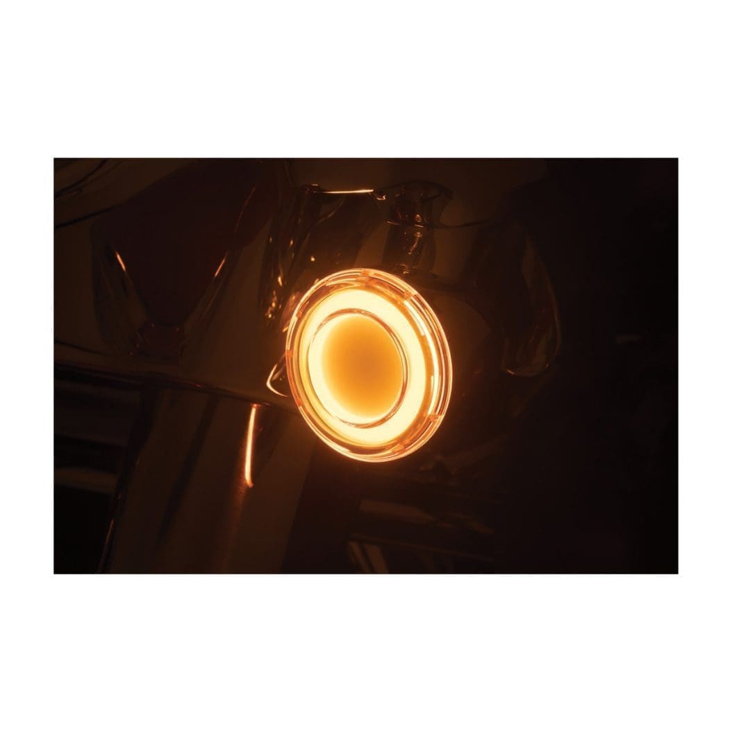 Kuryakyn Tracer LED Front Turn Signal Conversions, Smoke | Rush Bikes