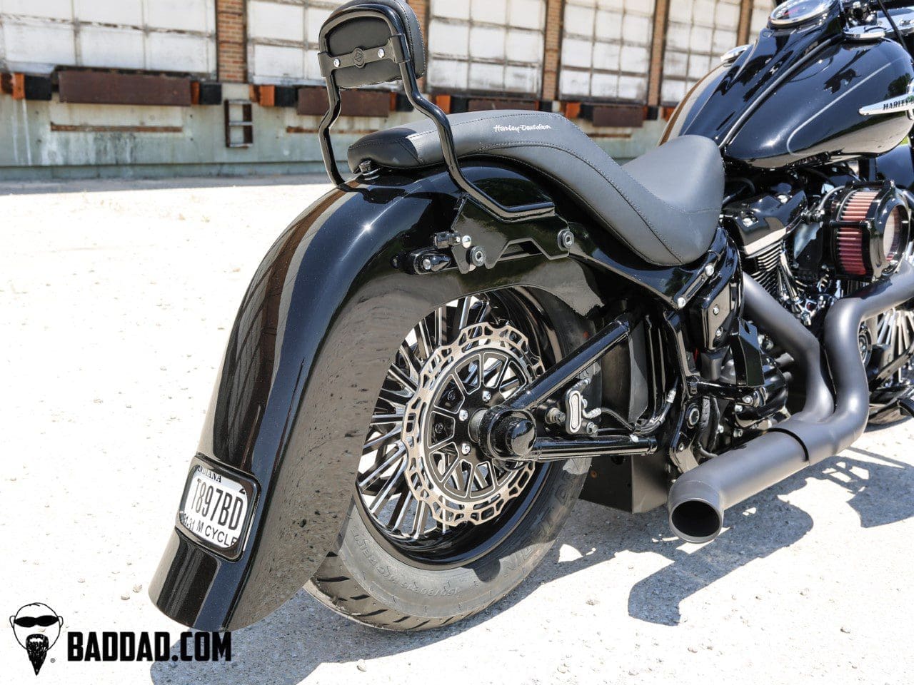 Bad Dad Softail Stretched Fender Kit, '18-'22 | RUSH BIKES