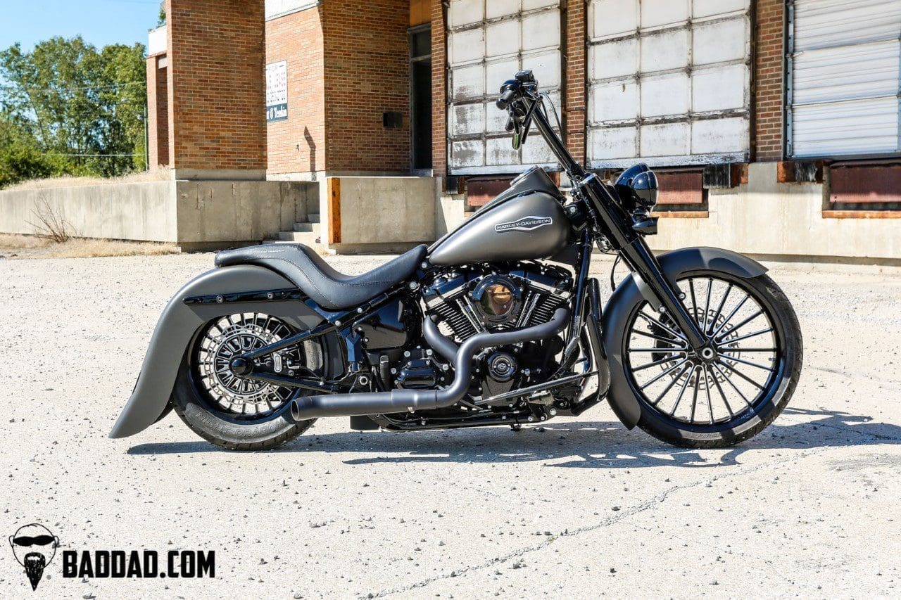 Bad Dad Softail Stretched Fender Kit, '18-'22 | RUSH BIKES