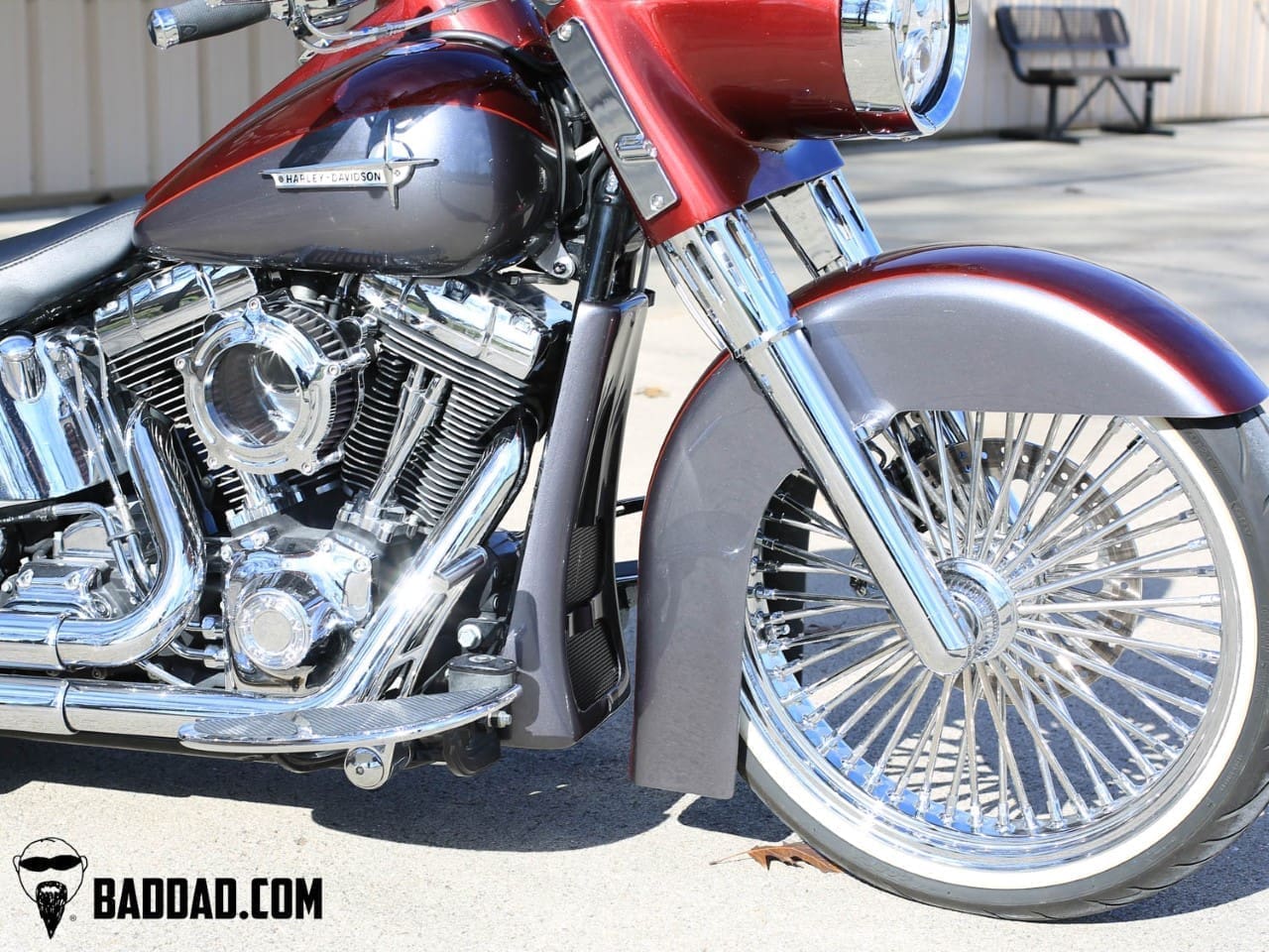 Bad Dad Softail Performance Series Chin Spoiler | RUSH BIKES